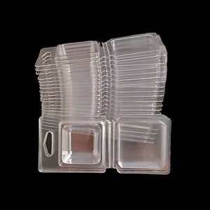 45 or 100 Pack - 1 Ounce Plastic Clamshells - Perfect for Soap and Wax ...
