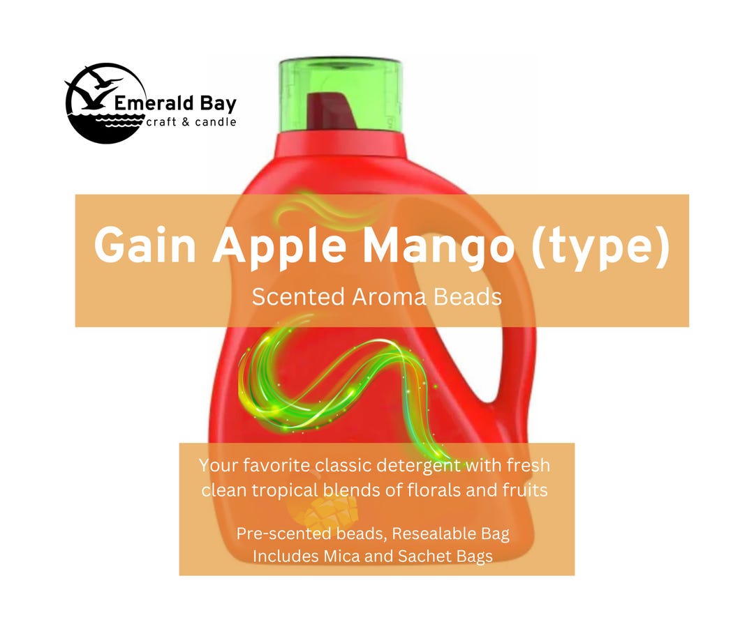 Gain Apple Mango (type) Scented Aroma Beads for Making Freshies or Use ...