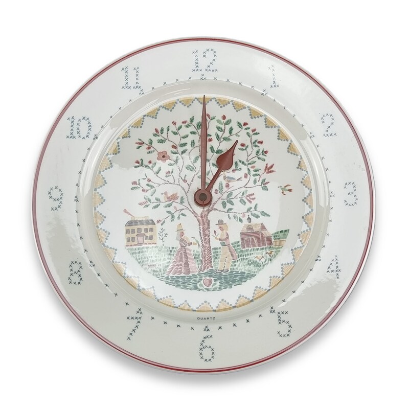 Plate Wall Clock - Etsy