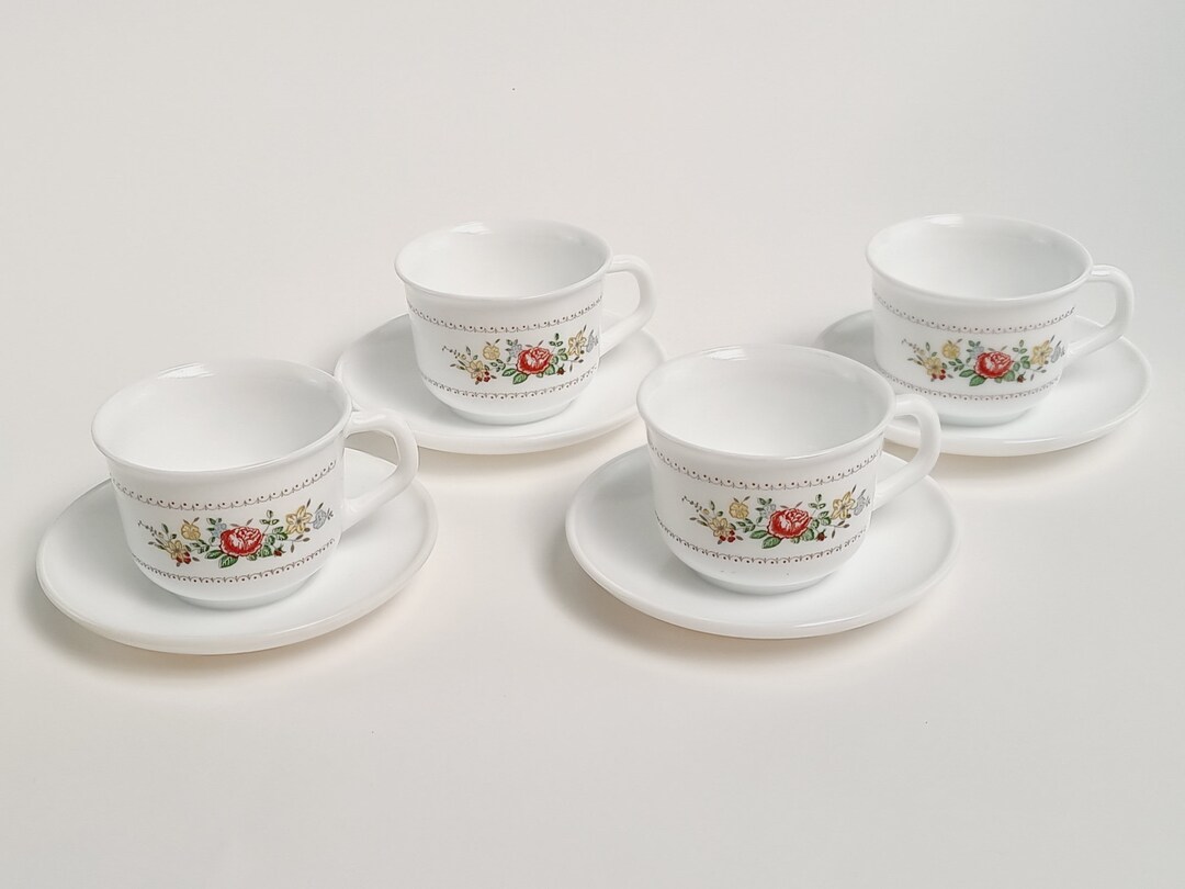 Arcopal, Vintage Teacups and Saucers,coffee Cups, Arcopal France ...