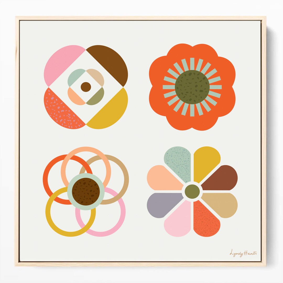 Modern Art Print, Modern Flower Print, Contemporary Art, Modern Wall ...