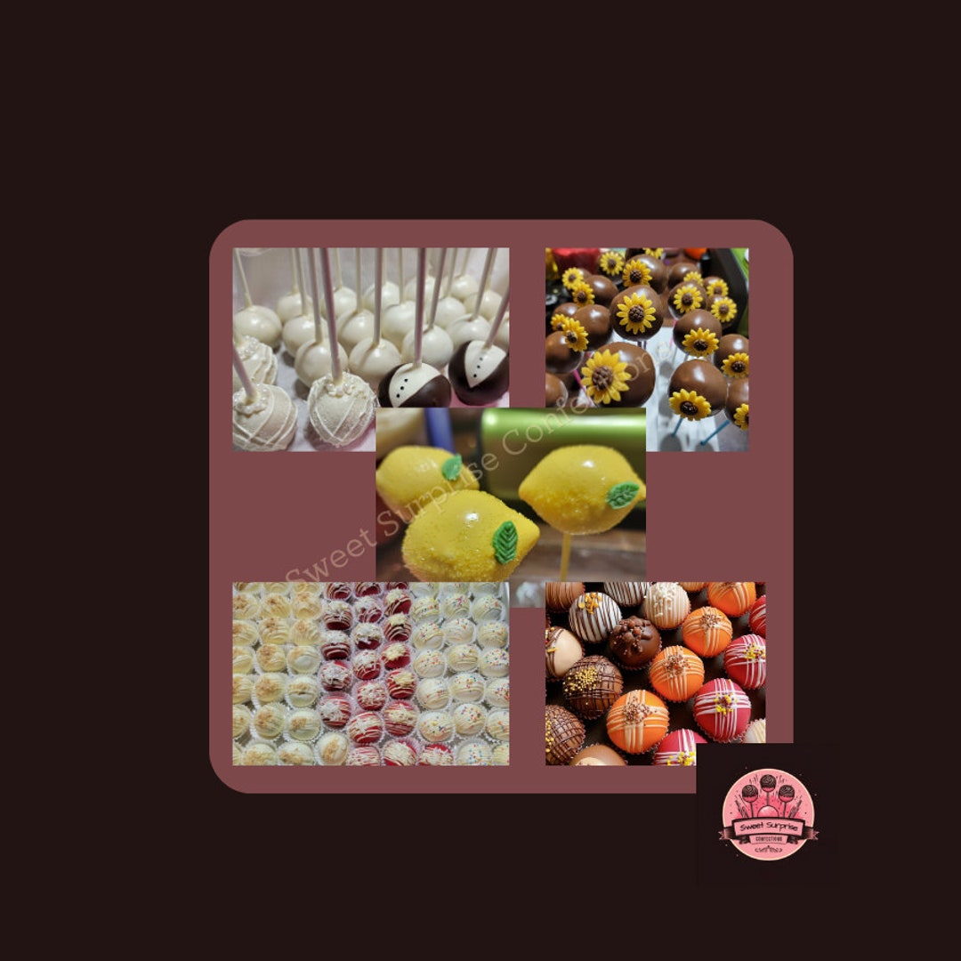 Gourmet Cake Pops, Sprinkle Cake Pops, Cake Pop Favors, Birthday Party ...