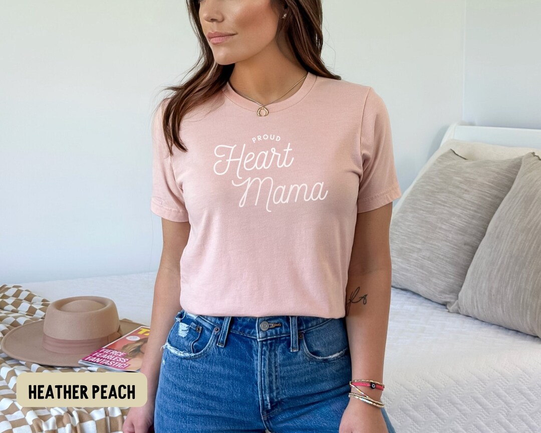 Heart Mom Shirt CHD Awareness Heart Surgery Gift CHD Advocate Gift for ...