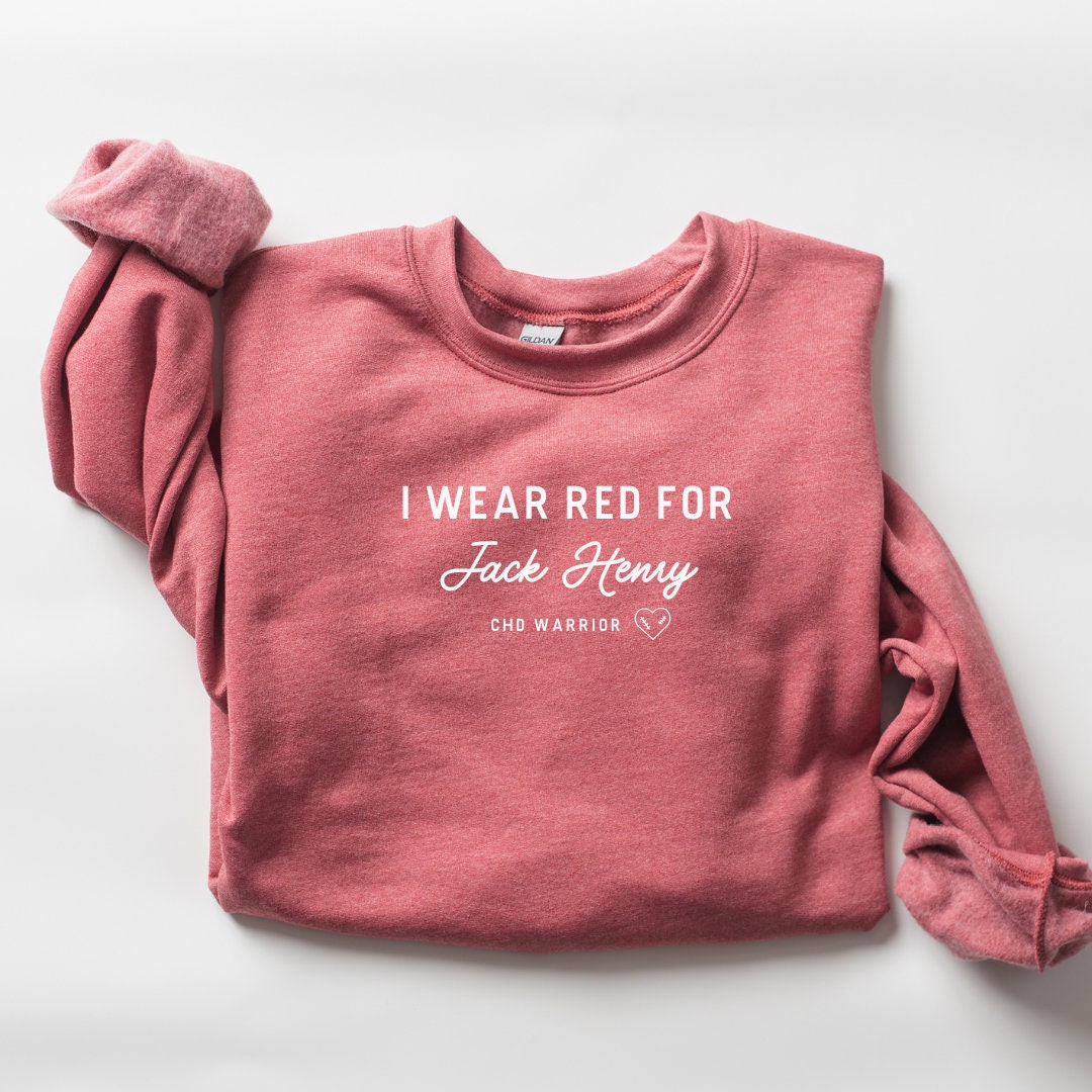 CHD Awareness Sweatshirt Wear Red CHD Heart Walk Shirt Heartiversary ...
