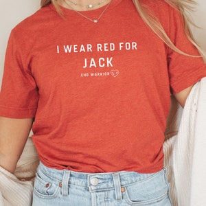 CHD Awareness Wear Red Shirt Heart Warrior Gift Heart Surgery Gift CHD ...