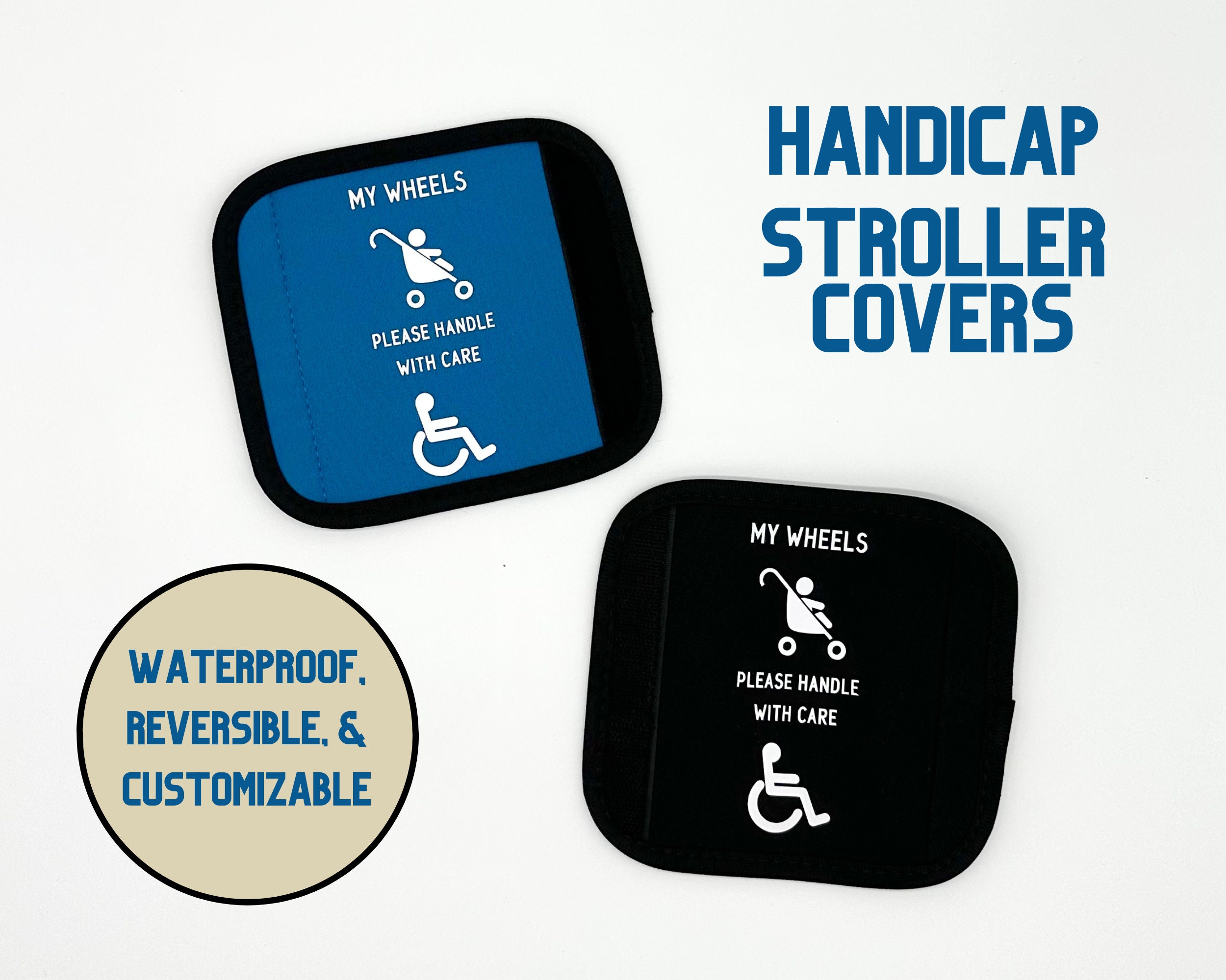 Handicap Wraps Stroller Handicap Sign Stroller Medical - Etsy