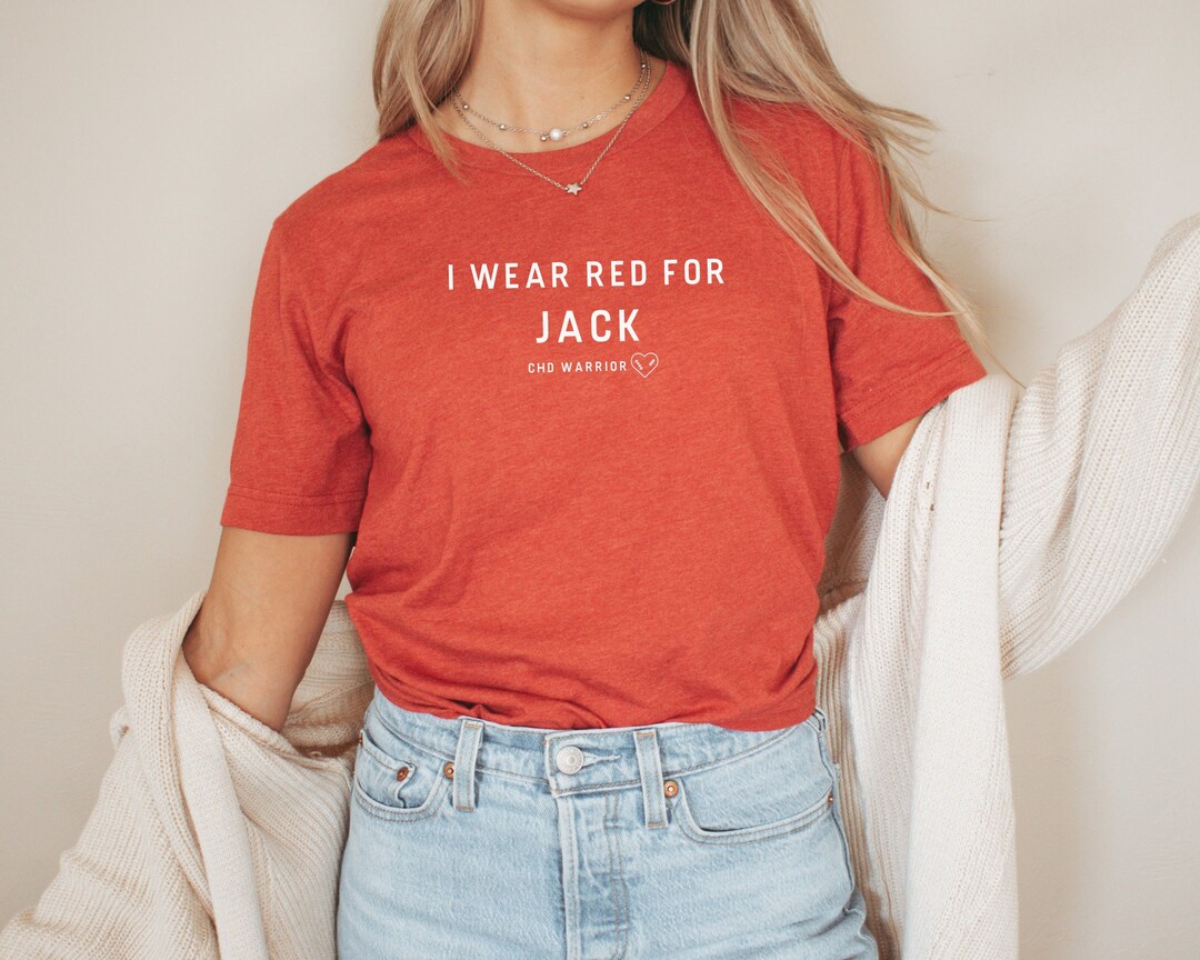 CHD Awareness Wear Red Shirt Heart Warrior Heart Surgery - Etsy