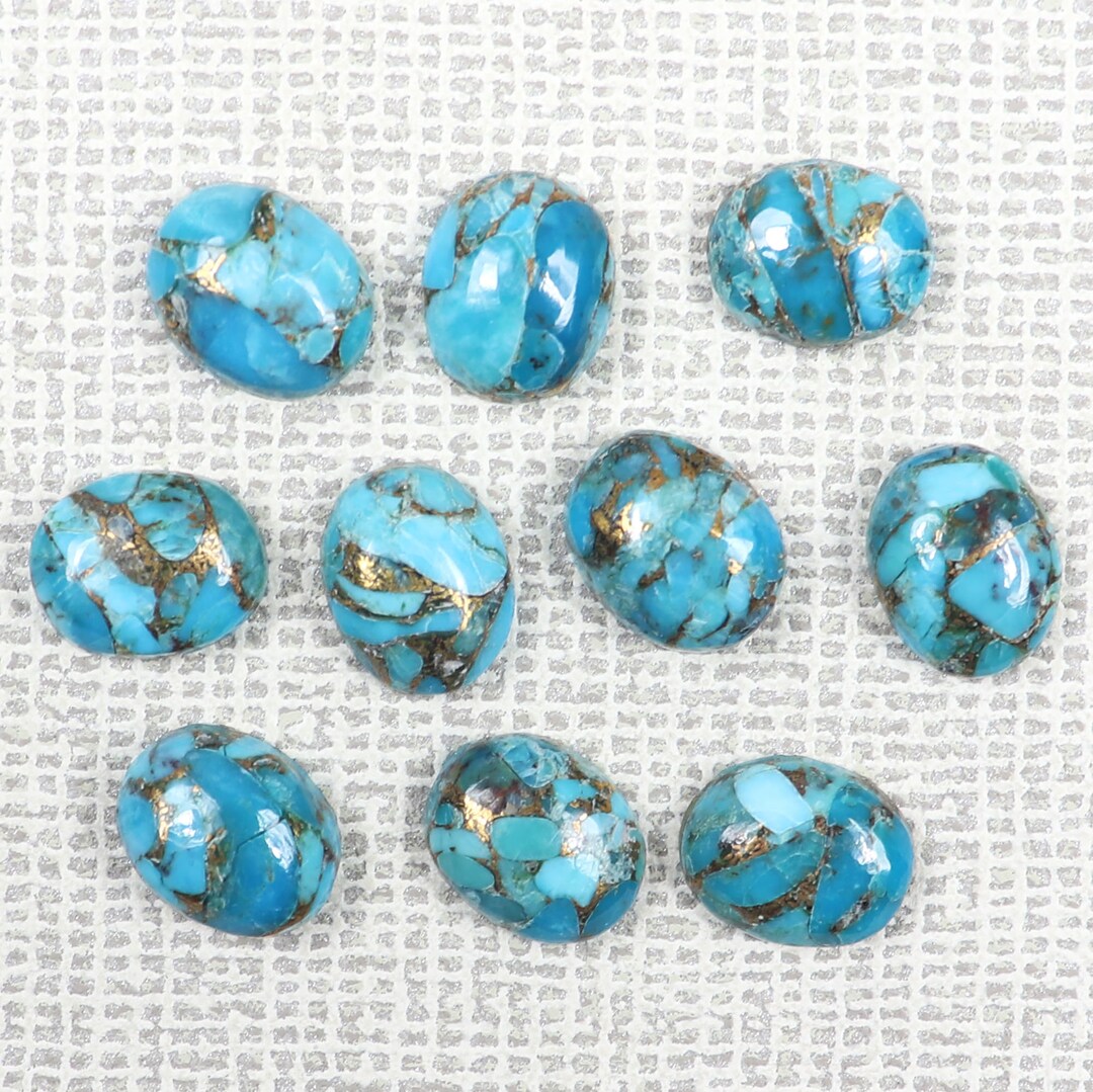 Blue Copper Turquoise Natural Mohave Copper Turquoise - Etsy