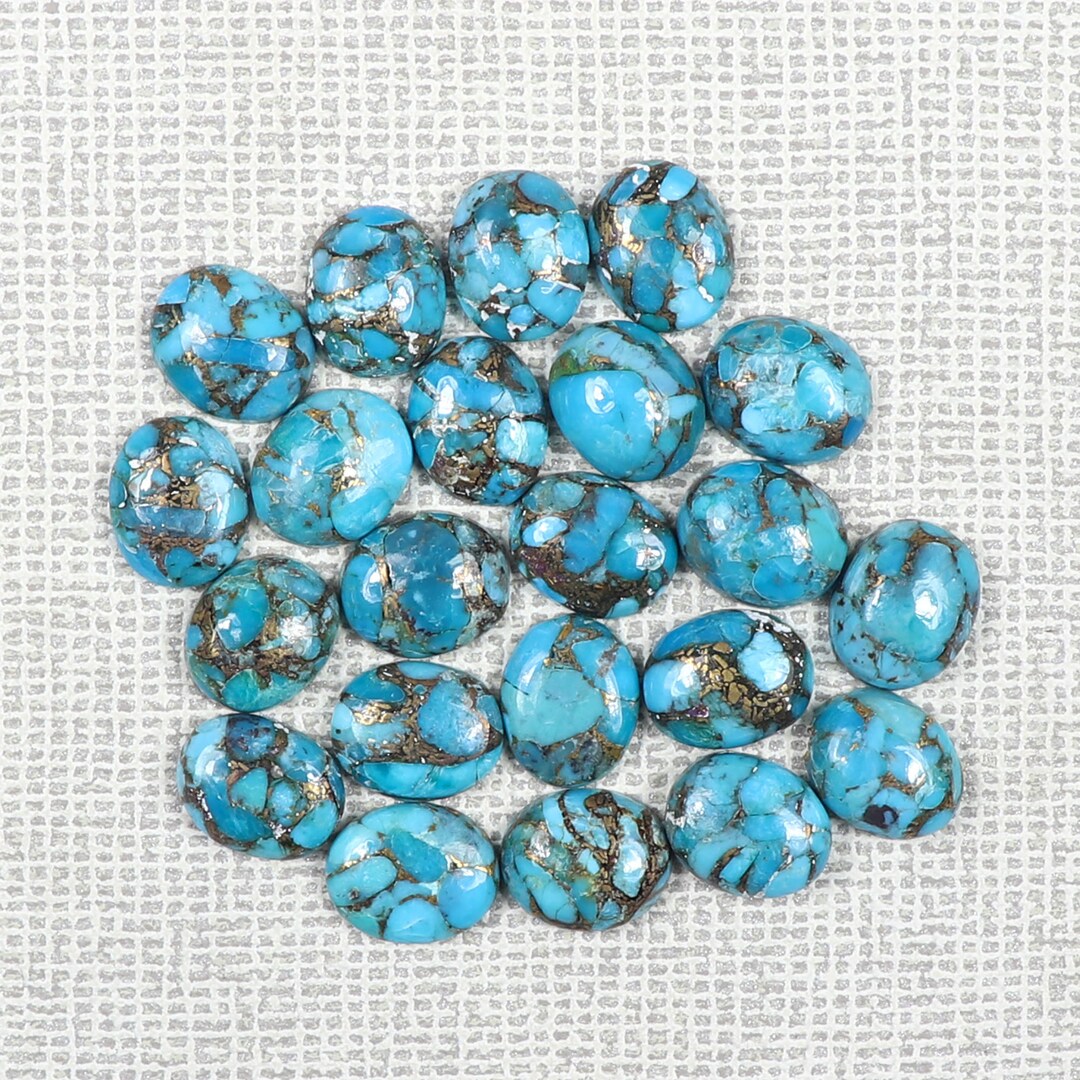 Mojave Blue Copper Turquoise Natural Copper Turquoise - Etsy