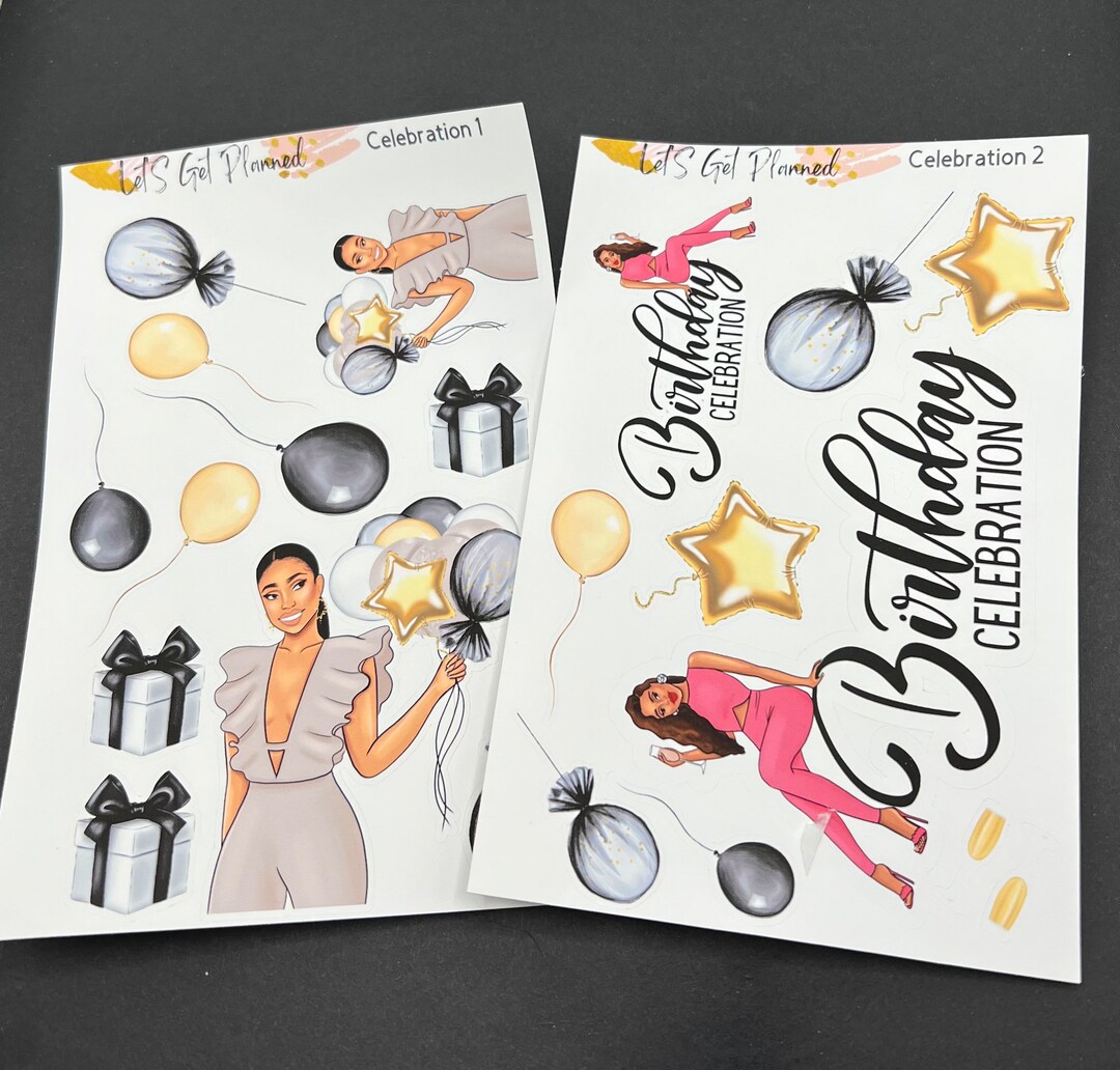 Celebration Sticker Kit - Etsy