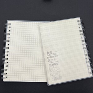 A6 80pg Grid Notebook - Etsy