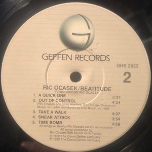 Ric Ocasek “beatitude” LP - Etsy