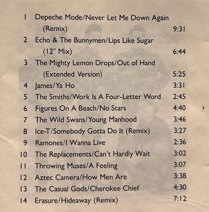 80’s Various Artists - “just Say Yes… SIRE’S Winter CD Music Sampler ...