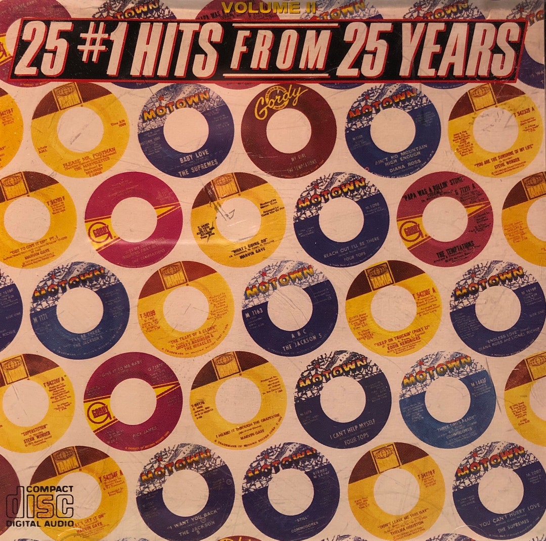 Motown - “25 #1 Hits From 25 Years (volume II) CD - Etsy