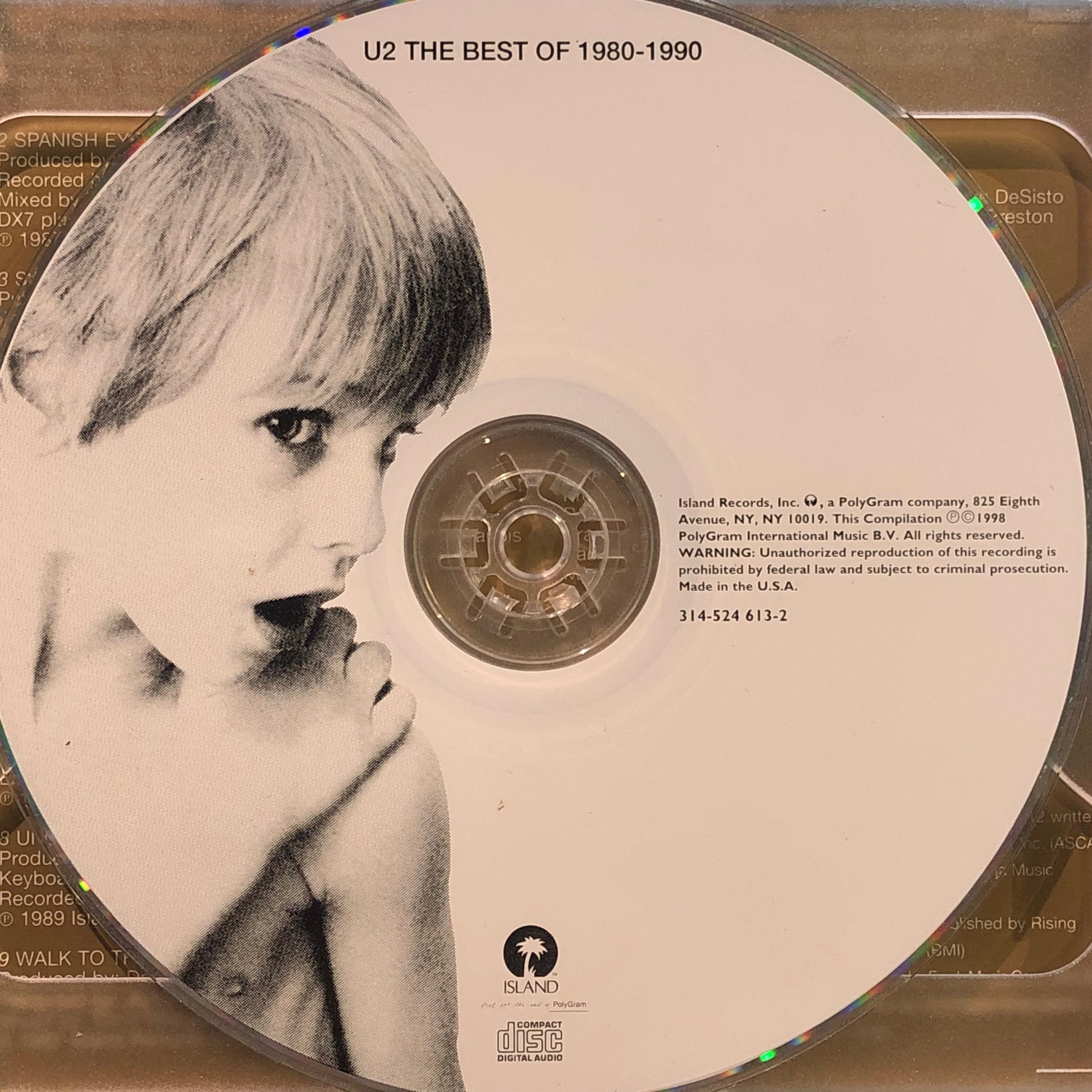 U2 4CD Set the Best of 1980-1990 & the Best of 1990-2000 Both W/ B ...
