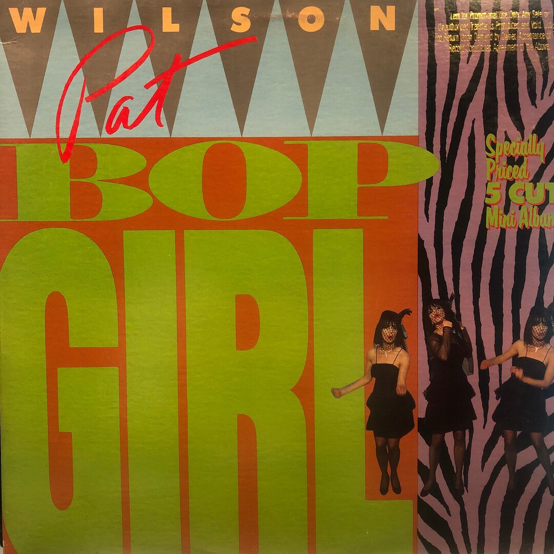Pat Wilson “bop Girl” US Promo Mini-album 12” Vinyl - Etsy