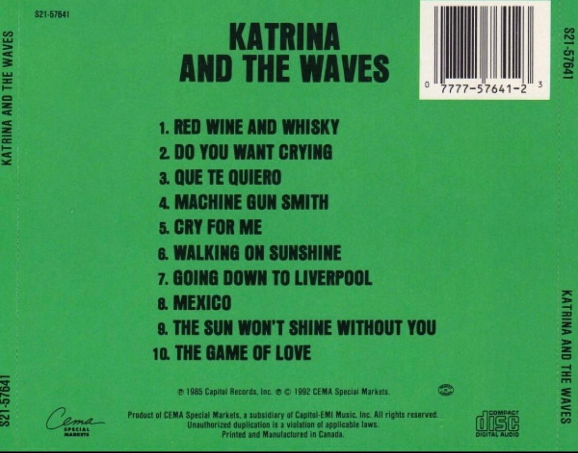 Katrina and the Waves katrina and the Waves CD - Etsy