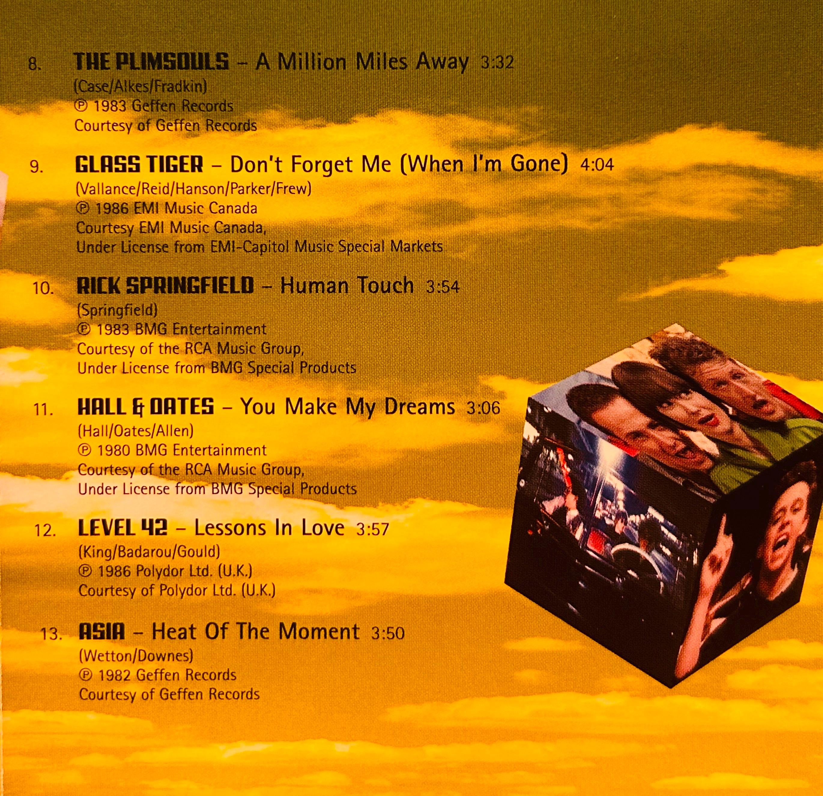 80s Various Artists pure 80s Hits 19 Classic Hits From the Decade of ...