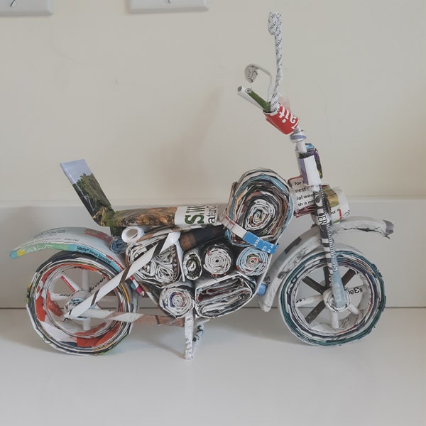 Origami Motorcycle - Etsy