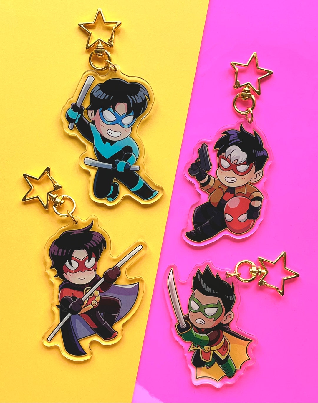 Batfam Robin Charms - Etsy