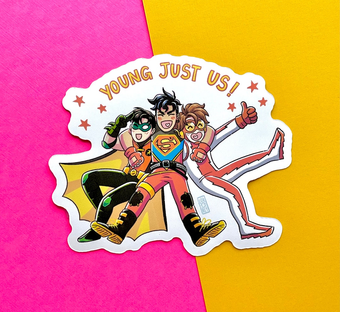 Young Justice Vinyl Sticker - Etsy
