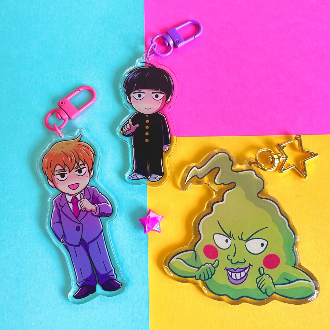 Mob Reigen Dimple Acrylic Charms - Etsy