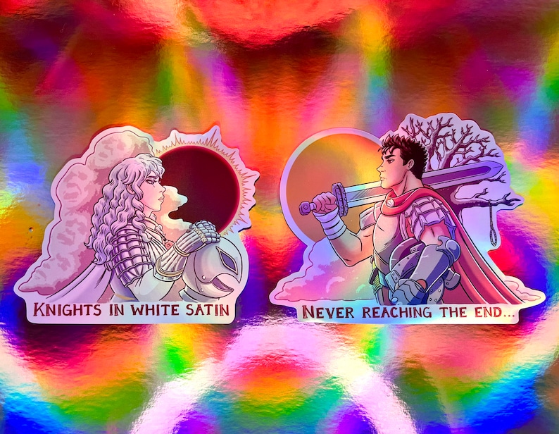 Berserk Holographic Sticker Set - Etsy