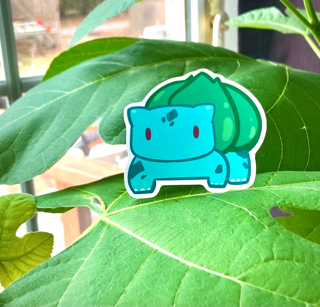 Bulbasaur Pokémon Die Cut Sticker bulb-gawr - Etsy