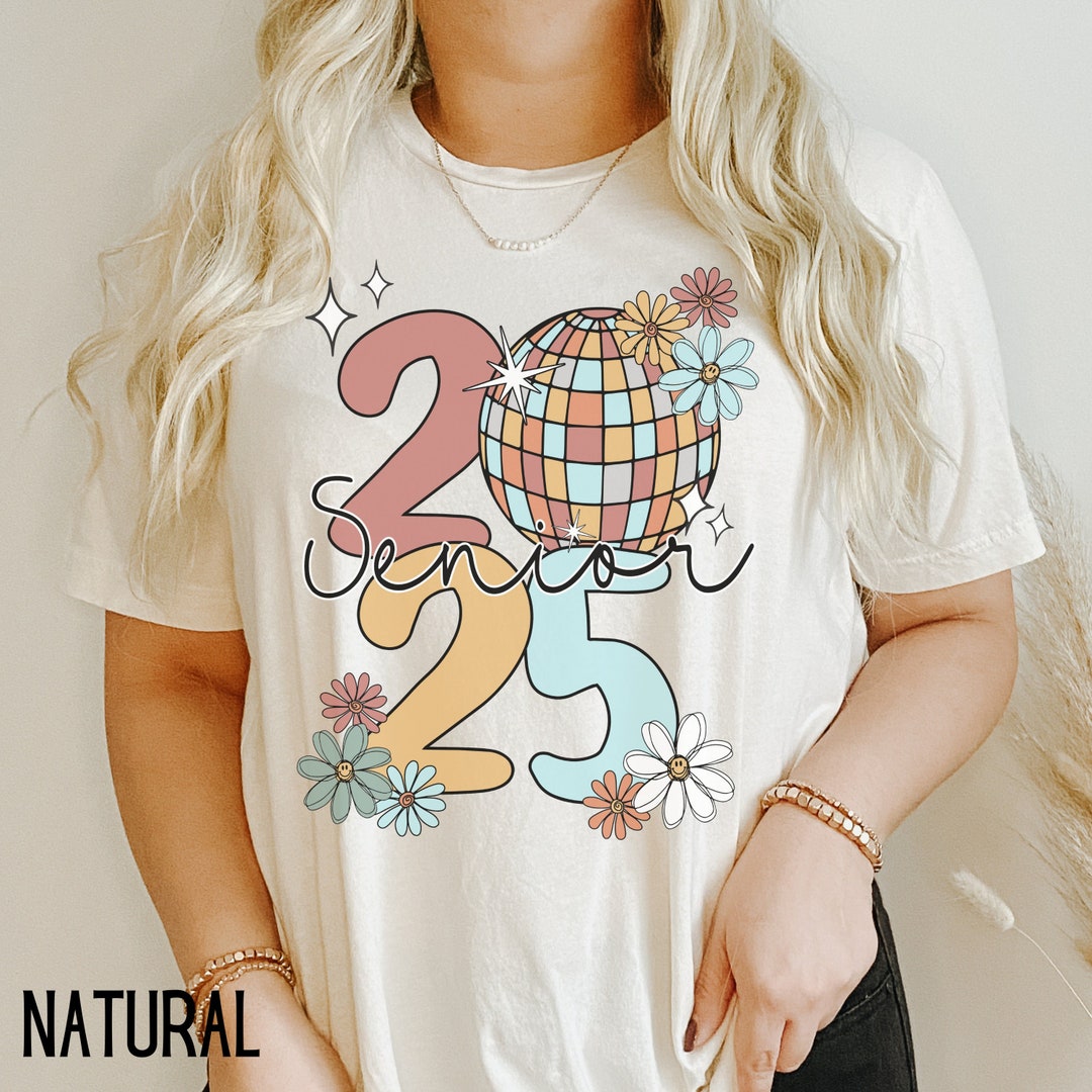 Senior 2025 Shirt, Retro Font, Senior Retro Shirt, 2025 Seniors Shirt ...