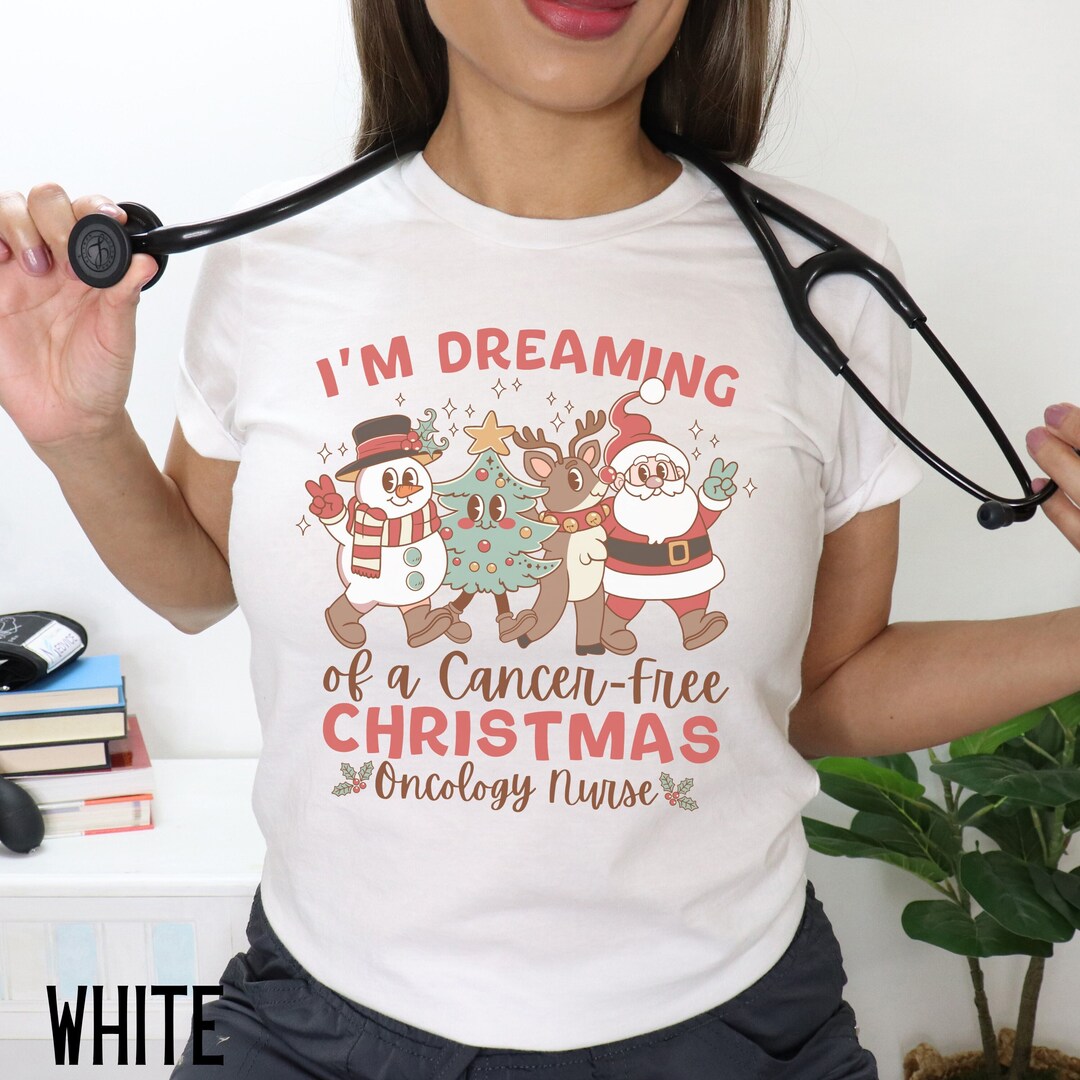 Oncology Nurse Christmas Shirt for Nurse Oncology Department Holiday ...