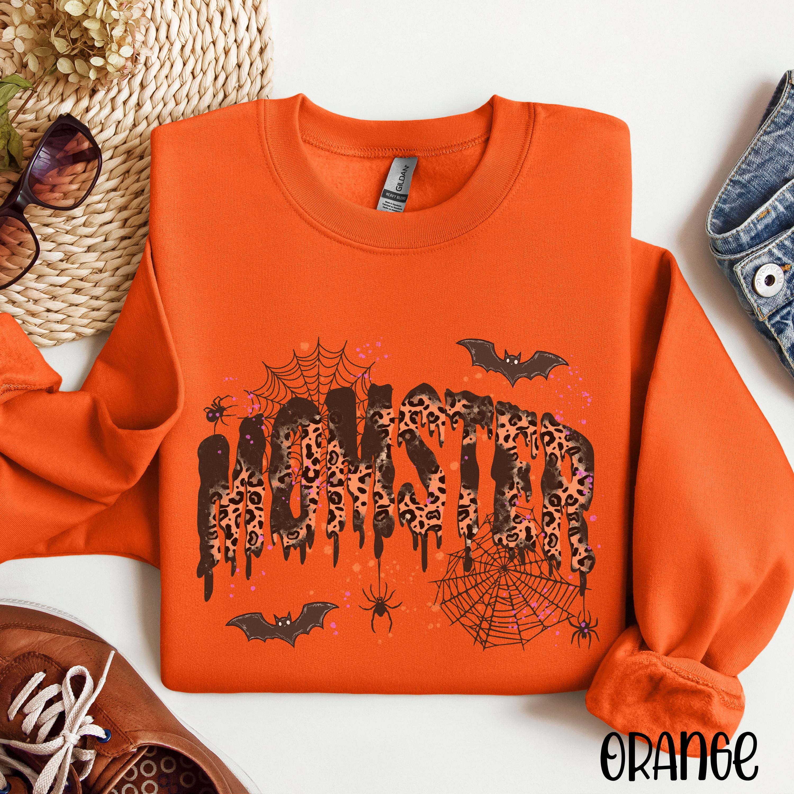 Halloween Mom Sweatshirt, Momster Sweatshirt for Halloween, Spooky ...