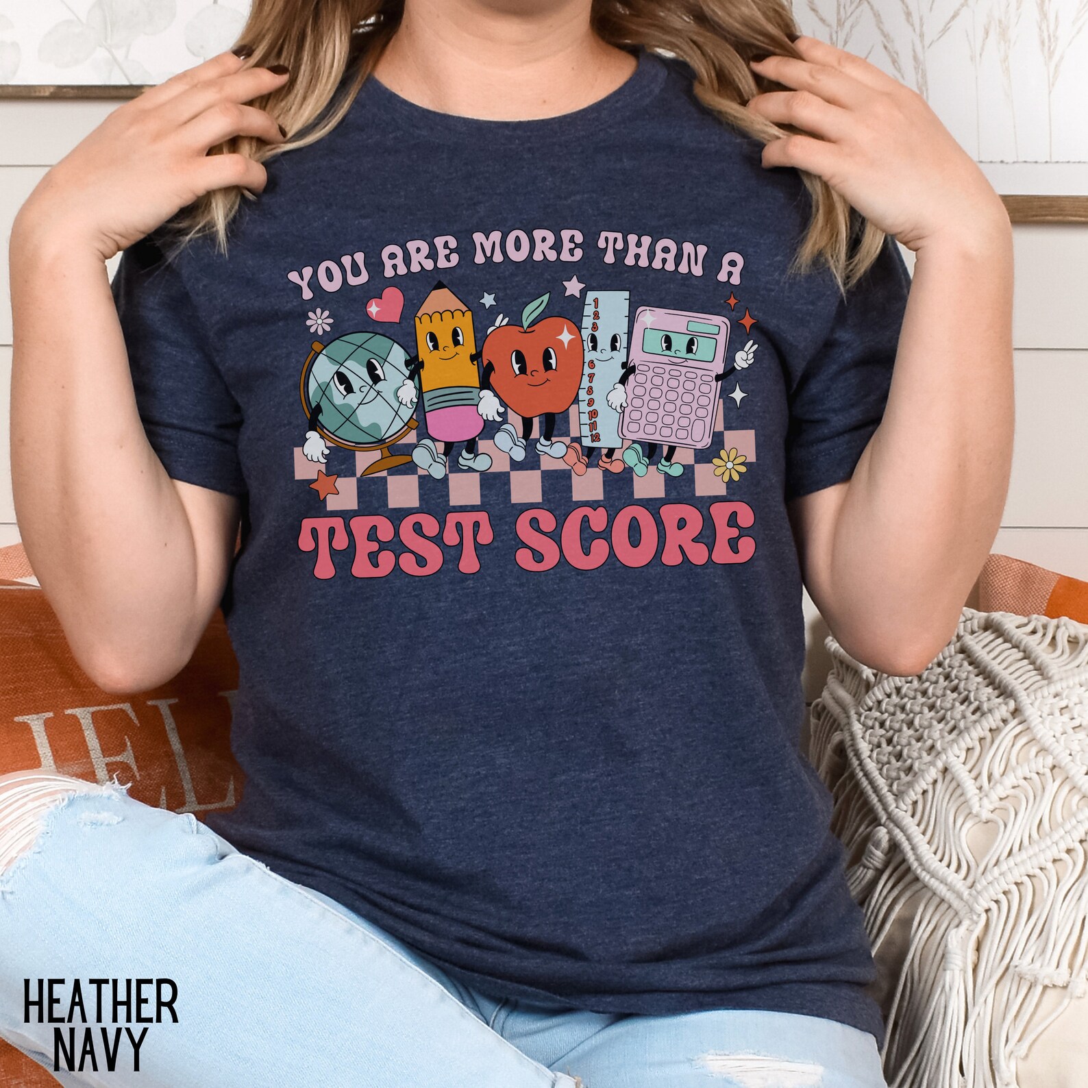 Teacher School Testing Day Shirt, You Are More Than Test Score Tshirt ...