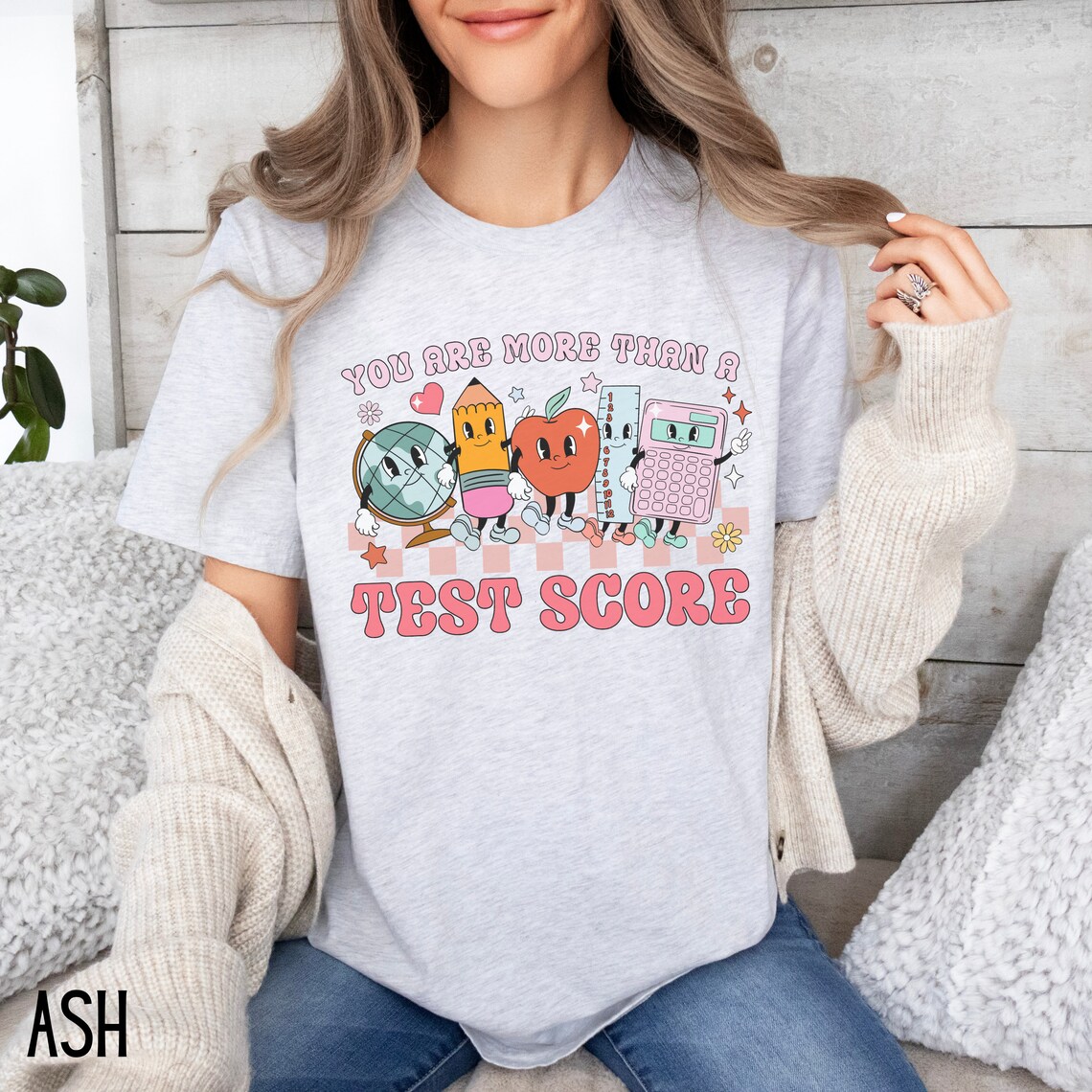 Teacher School Testing Day Shirt, You Are More Than Test Score Tshirt ...