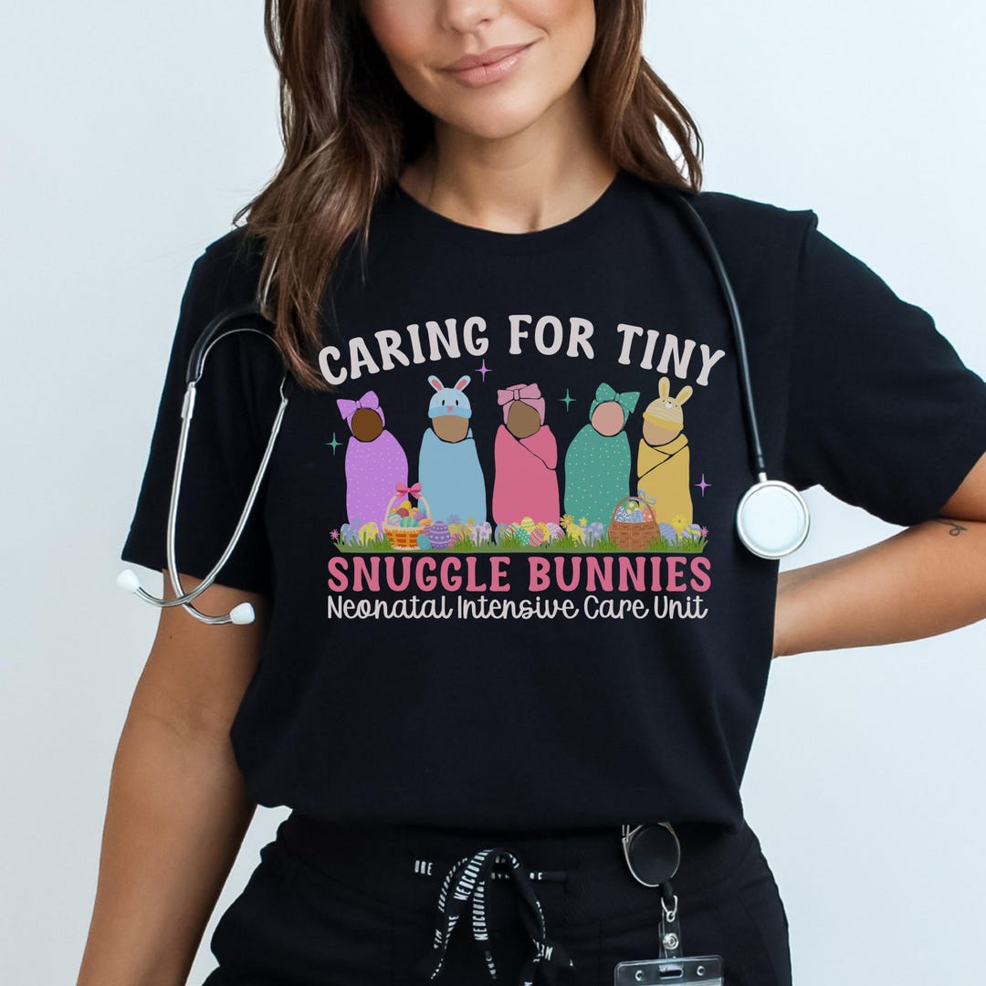 NICU Nurse Easter Shirt, Neonatal Intensive Care Unit Nurse, Easter ...