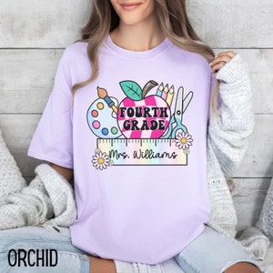 Comfort Colors® Fourth Grade Teacher Shirt Fourth Grade Tee ...