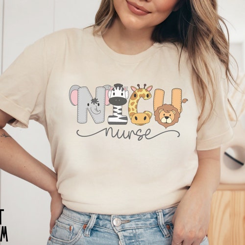 Nicu Nurse Floral Shirt Gift NICU Boho Tshirt Neonatal - Etsy