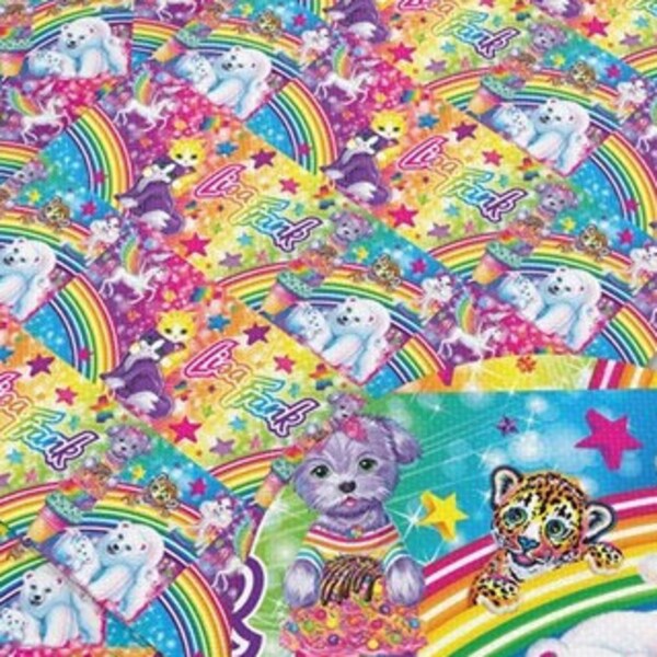 Lisa Frank Fabric by the Yard - Etsy