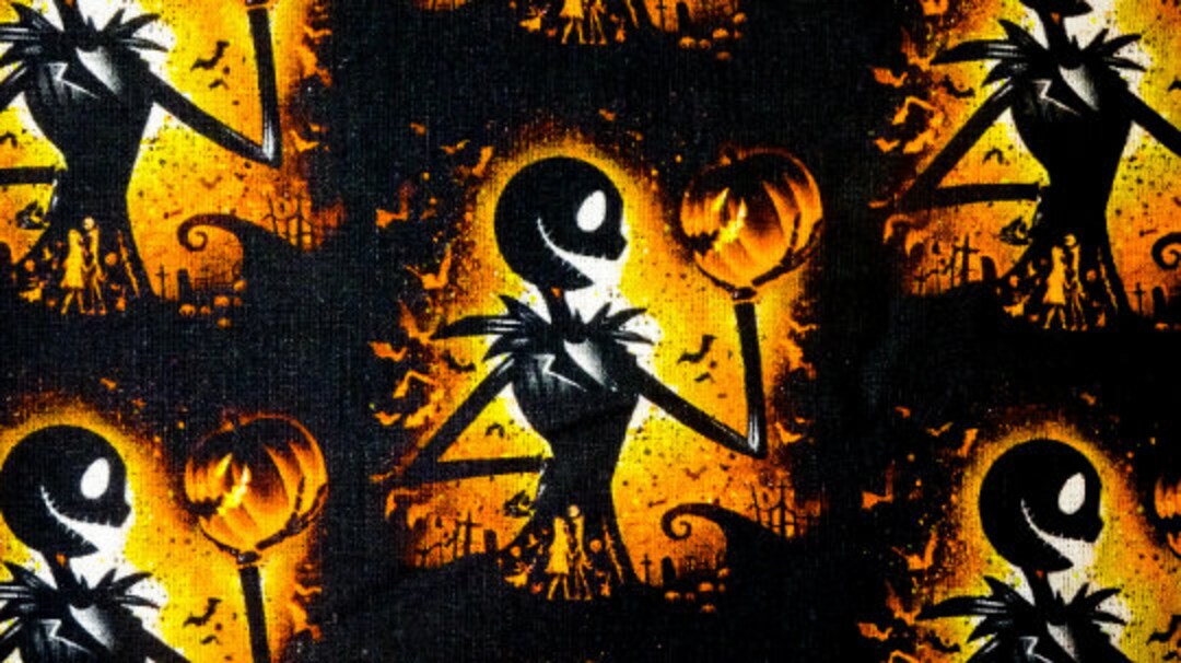 NBC Pumpkin King 100% Cotton Fabric | 1/2 Yard - Etsy