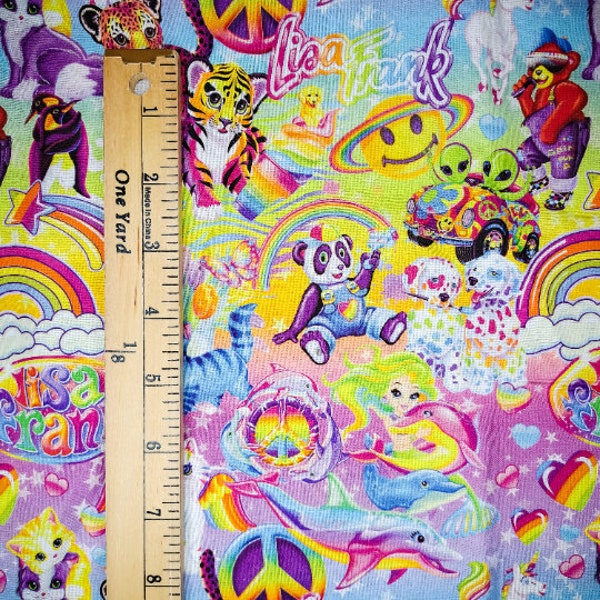 Lisa Frank Fabric by the Yard - Etsy