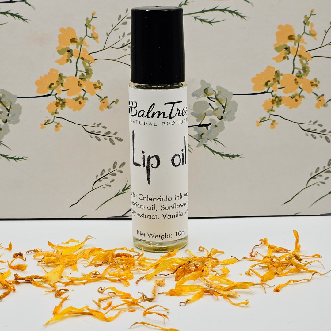 Calendula Infused Lip Oil |lip Oil Treatment |vanilla Lip Oil |natural ...