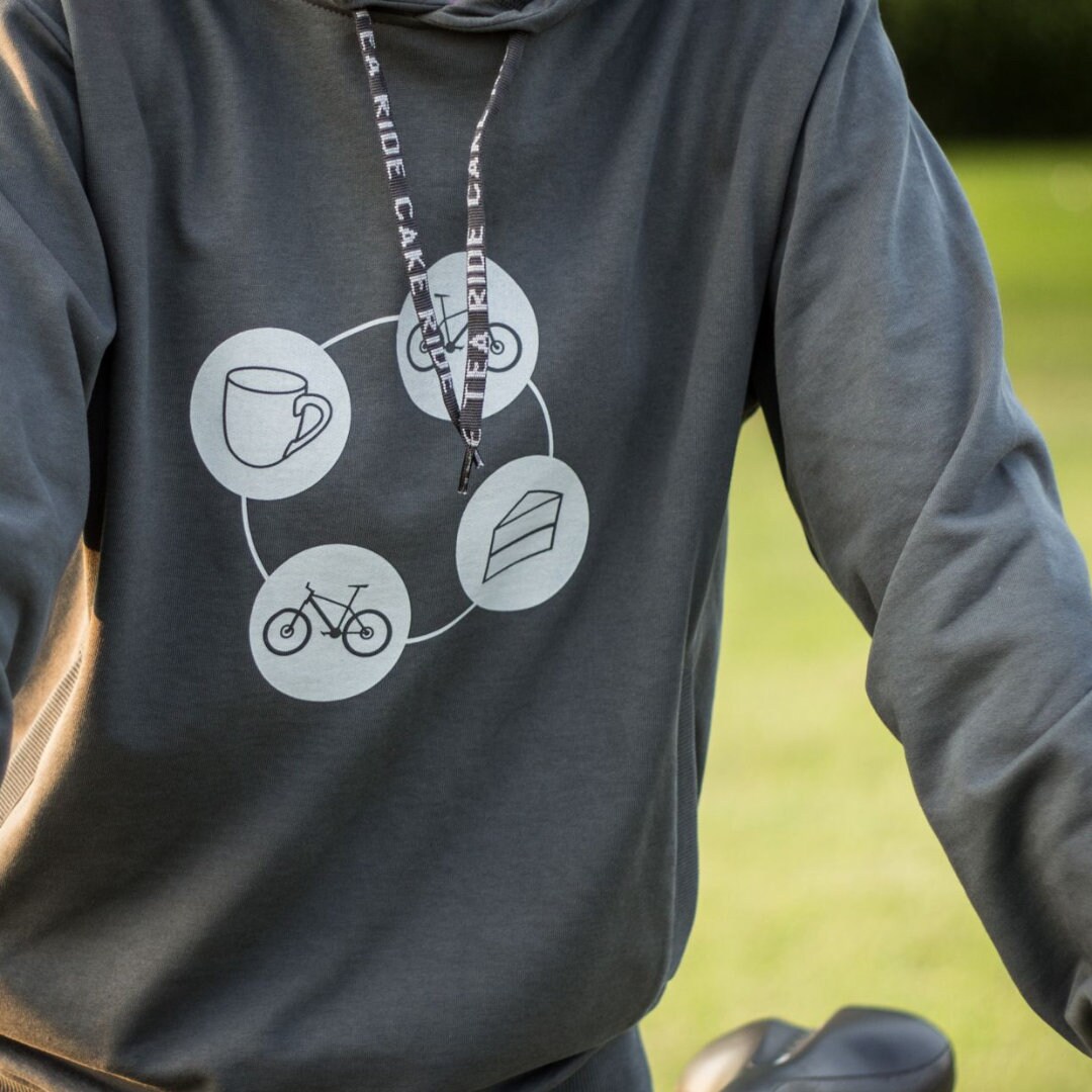 Cycling Hoodie - Ride, Coffee, Cake Hoodie - Gift for Cyclists - MTB ...
