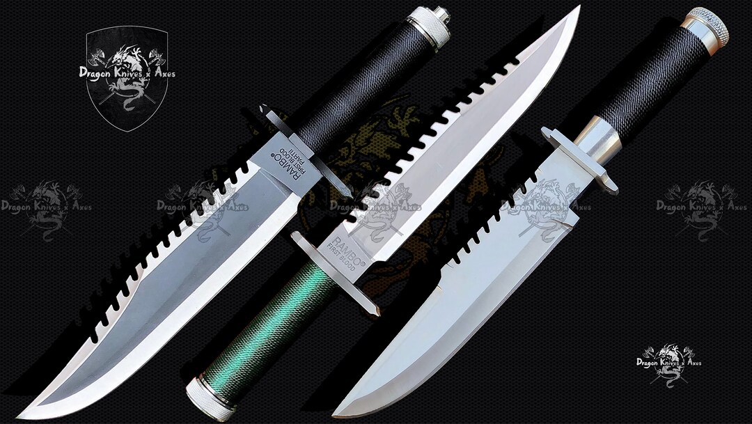 Premium Rambo Knife 5 Options NEVER MISS Mega Saving Bowie Knife ...