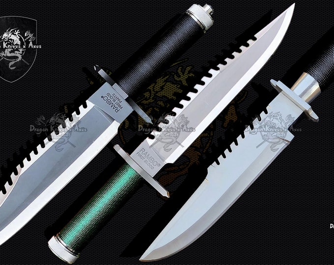 Premium Rambo Knife 5 Options NEVER MISS Mega Saving Bowie Knife ...