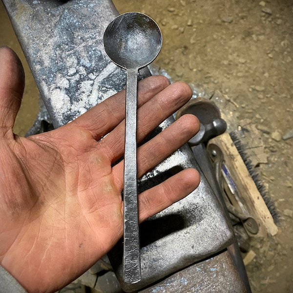 Hand Forged Spoon - Etsy