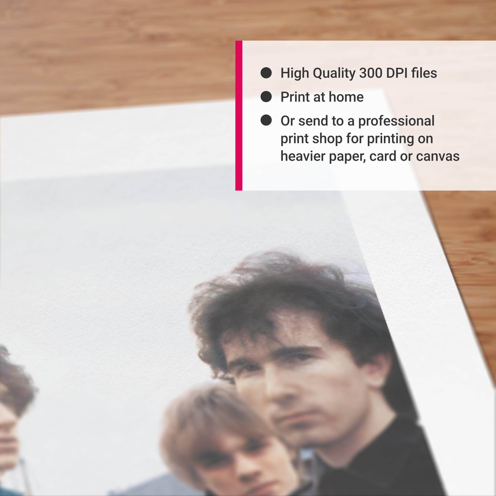 U2 October PDF Printable Poster. A4 & US Letter Included. Colour and ...