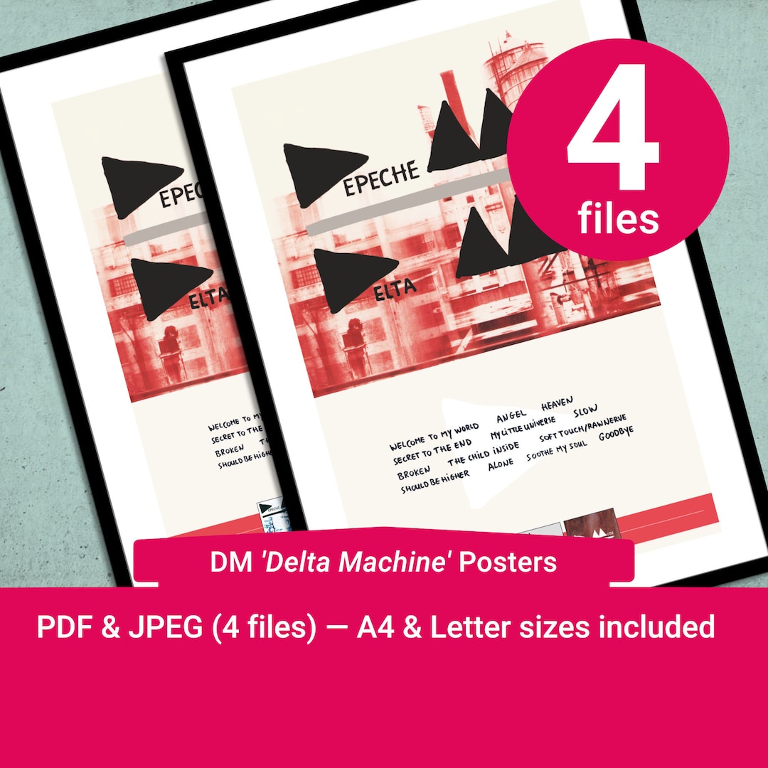 Depeche Mode 'delta Machine' Album Printable Poster. - Etsy