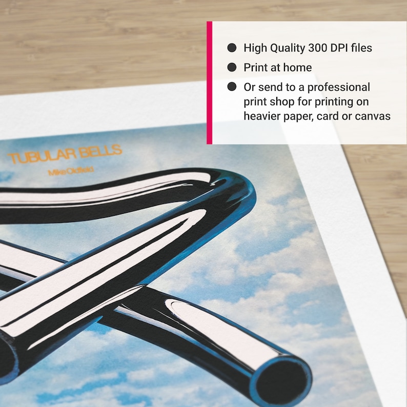 Tubular Bells Album Poster, Iconic 70s Art (digital Download) - Etsy Canada