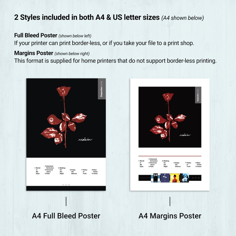 Depeche Mode 'violator' Album Posters - Etsy