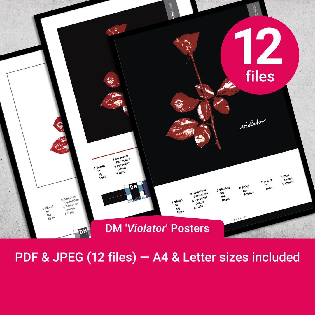 Depeche Mode 'violator' Album Posters - Etsy