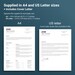 CV Resume Template, Editable Microsoft Word .dotx Files in Both A4 and ...